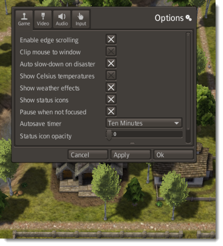 Banished Tips: How to Turn Off The Yellow Status Icons