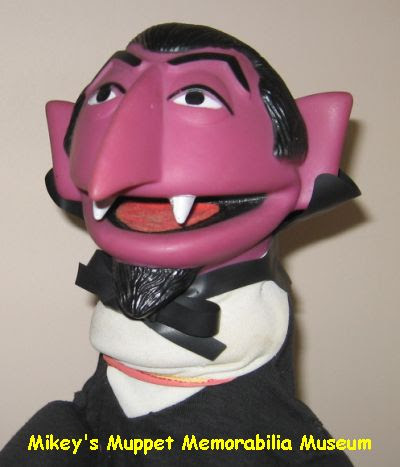 Mikey's Vintage Sesame Street Toy Puppets Blog!: The Count Hand Puppet