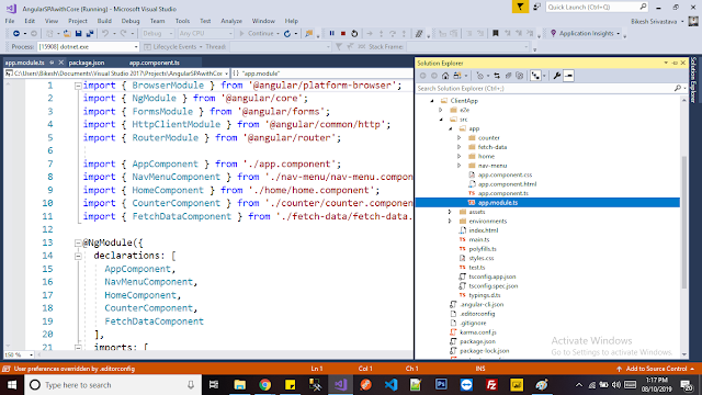 How To Create Angular App With .NET Core In Visual Studio ~ ASP.NET,MVC ...