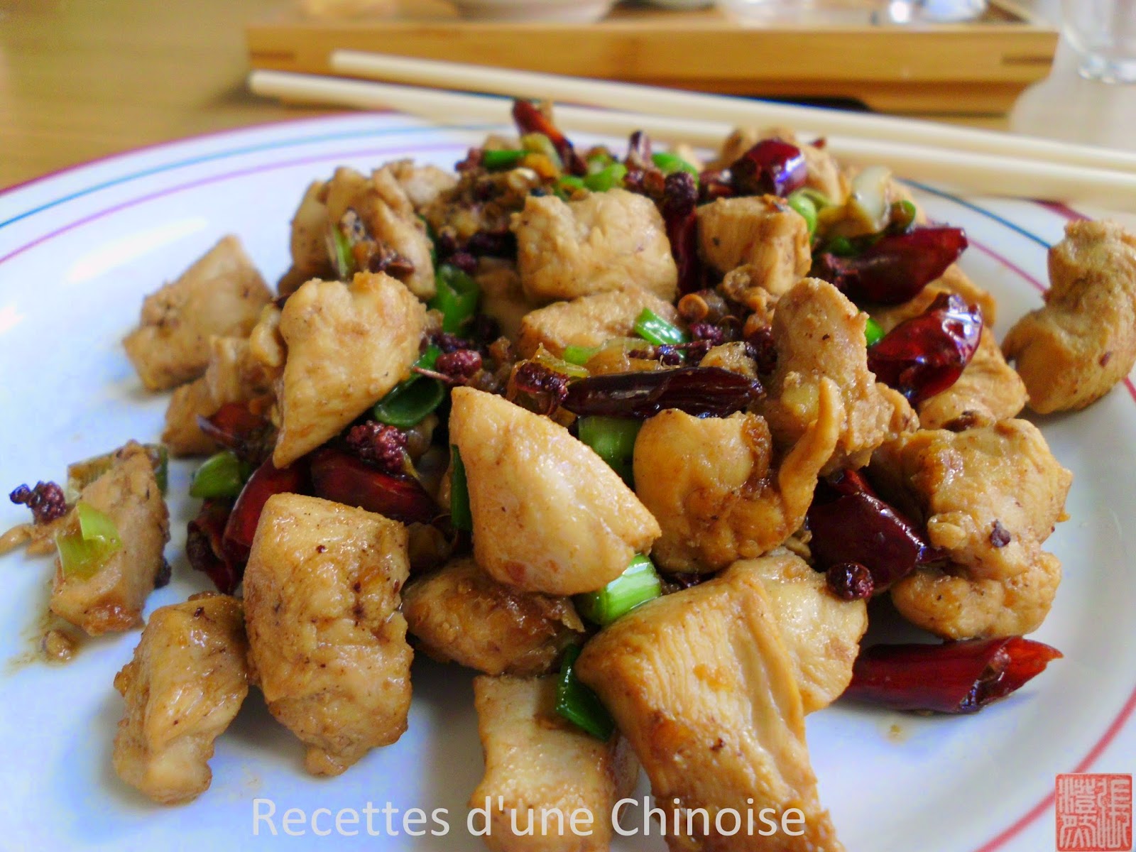 Recettes d'une Chinoise: Poulet sauté au poivre de Sichuan 花椒鸡丁 huājiāo ...