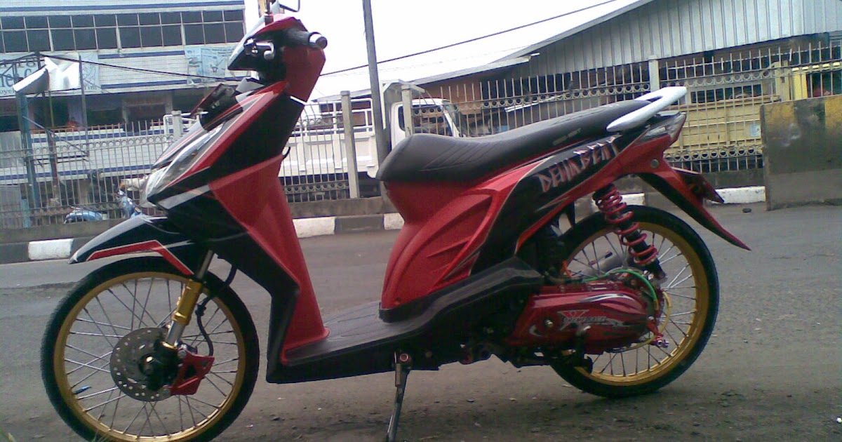 Gambar Modifikasi Motor Beat Warna Hitam « Media Motor