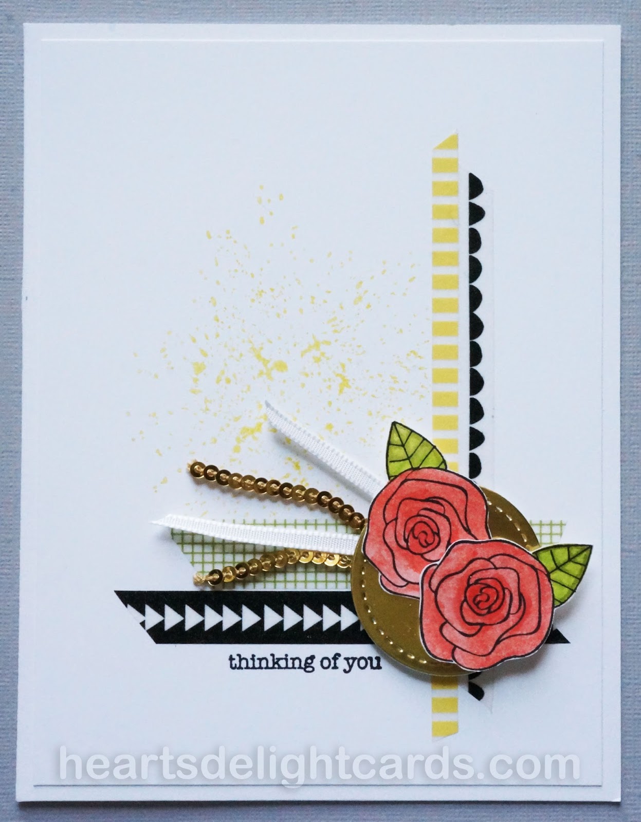 Heart's Delight Cards: Happiest of Days (from the Bits Box)