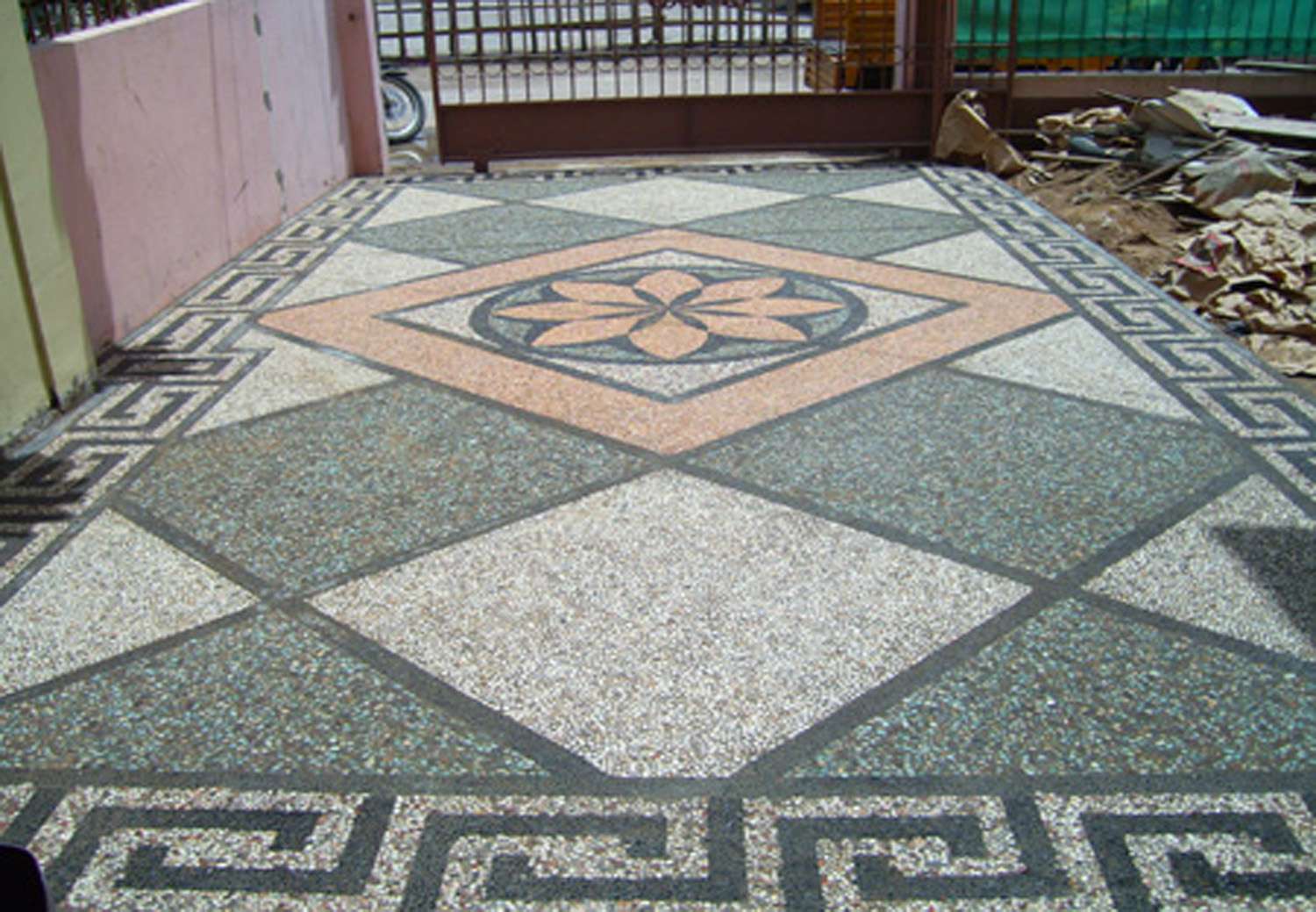 30 Gambar Lantai Carport Batu Kali - JASA BATU SIKAT