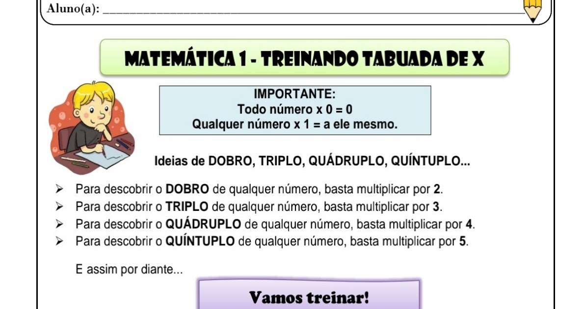 šMatemĆ”tica: dobro, triplo, quĆ”druplo e quĆntuplo Atividade de ... šMatemĆ”tica: dobro, triplo, quĆ”druplo e quĆntuplo Atividade de ...