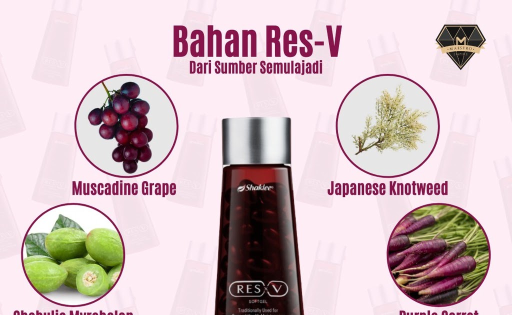 8 KELEBIHAN RES -V SHAKLEE YANG PATUT ANDA TAHU DAN CUBA