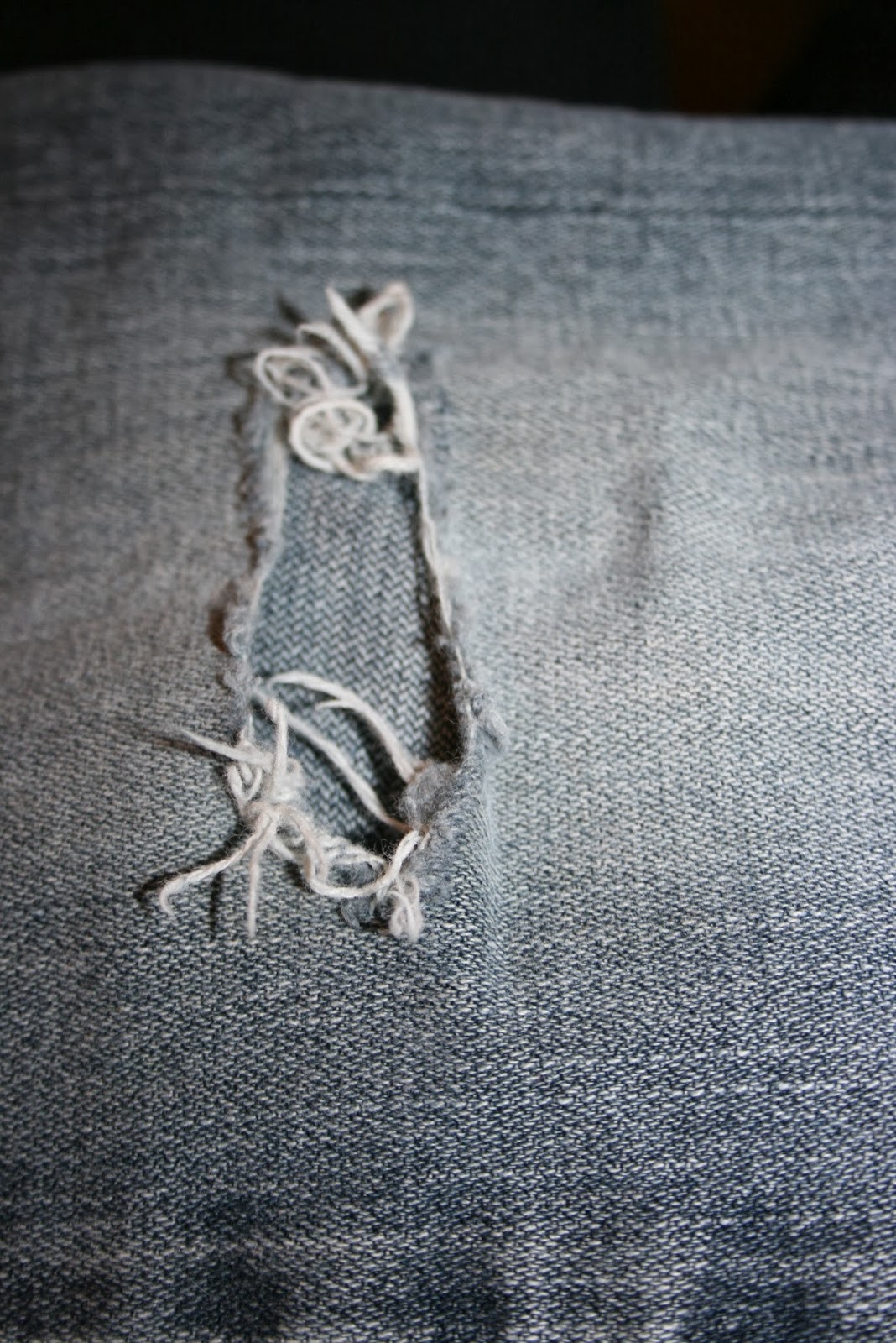 Mountain Stitches: Patching Jeans