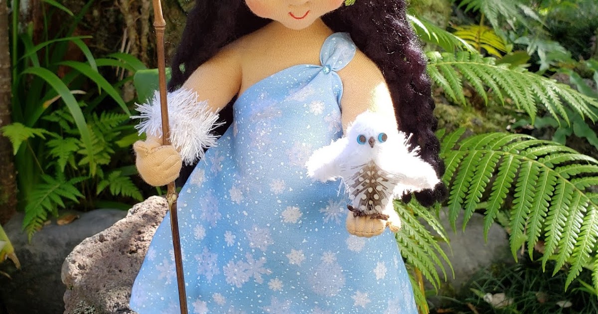 Magical Hawaiian Menehune Dolls: Poli'ahu, Snow Goddess of Mauna Kea