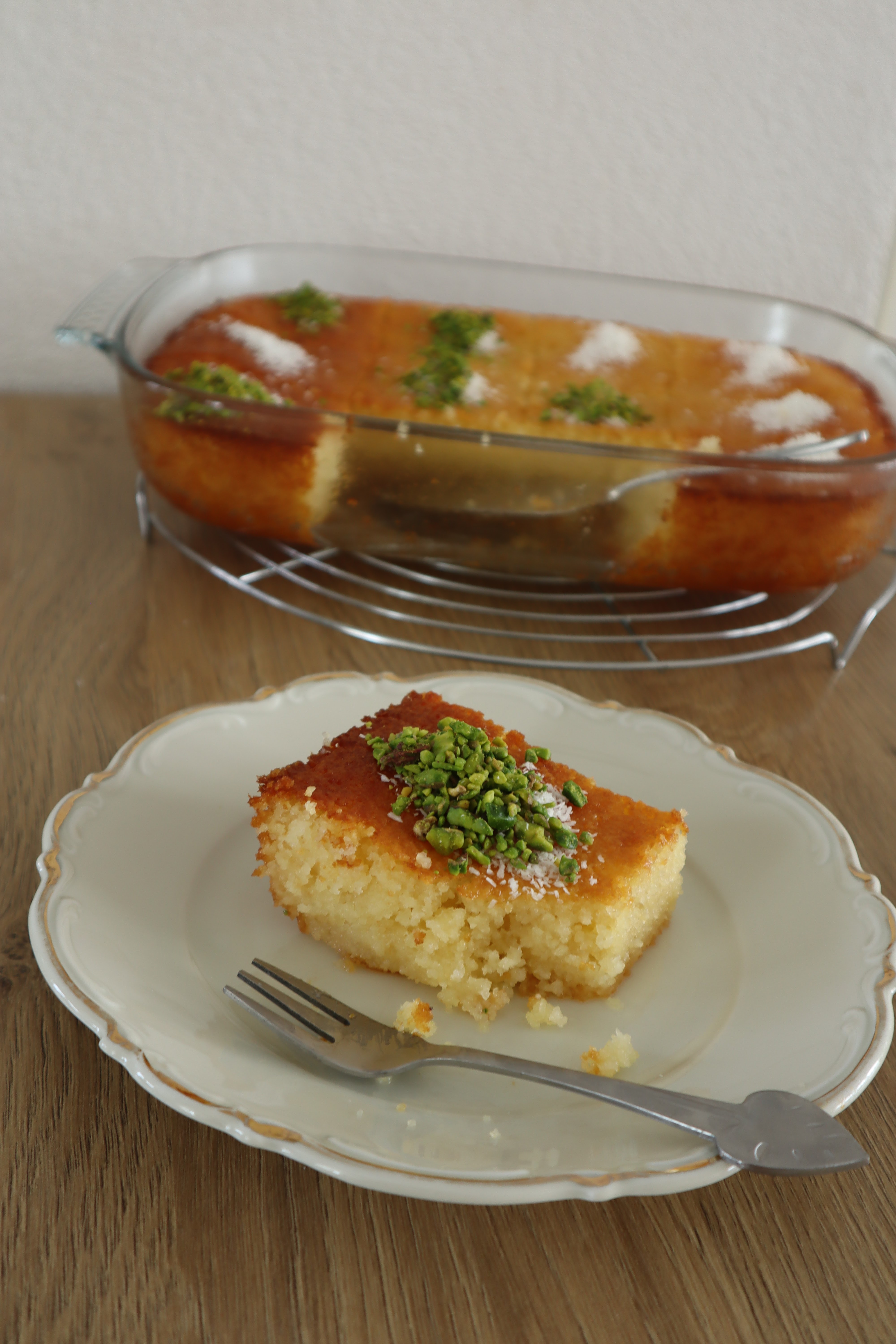 Revani Recipe (Semolina Cake with Syrup) | Episode 543 - Baking with Eda