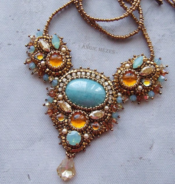 Beautiful Bead Embroidery Jewelry Design Tutorials and Kits by ...