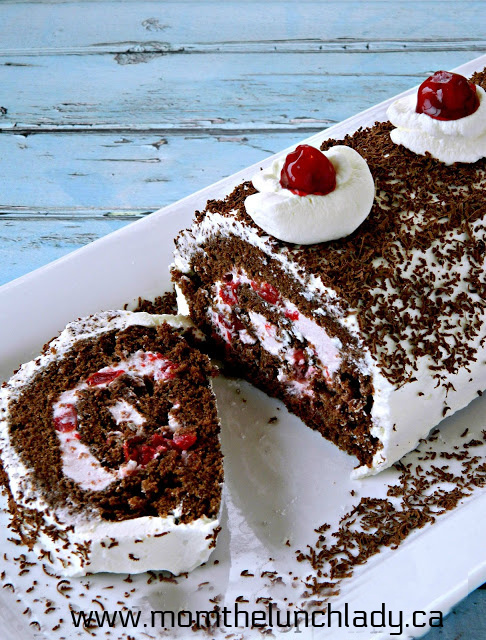 Black Forest Roll Cake