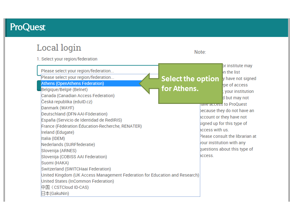Proquest Login – navigating all the options