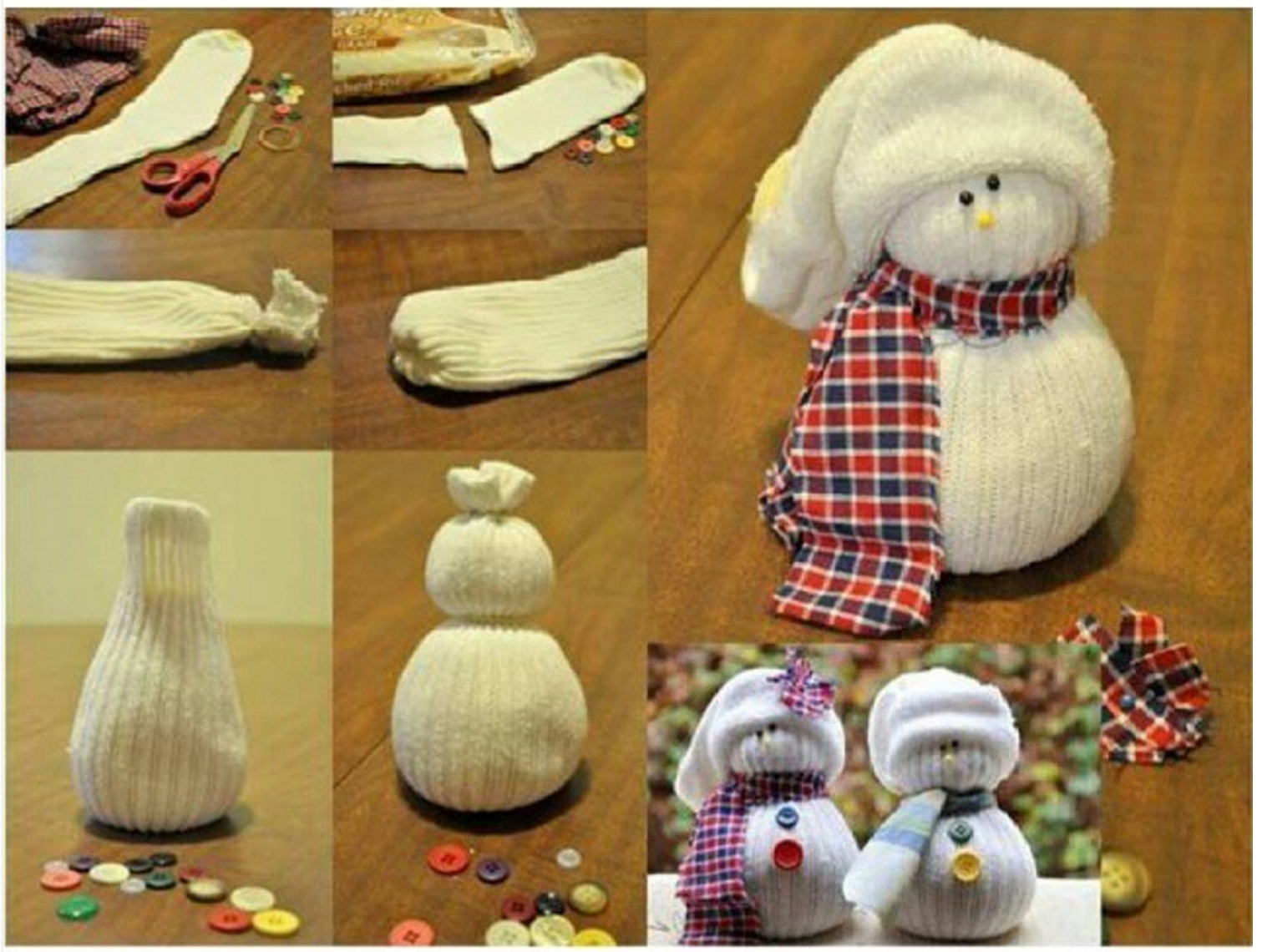 9 Ideas para hacer muñecos de nieve reciclando