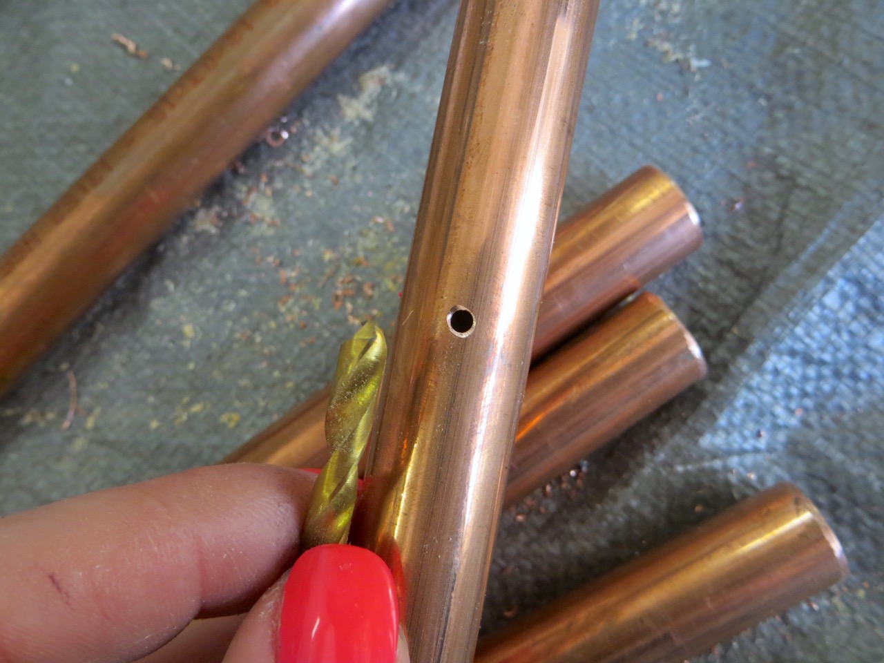 The Project Lady - DIY Tutorial for Making a Copper Pipe Wind Chime