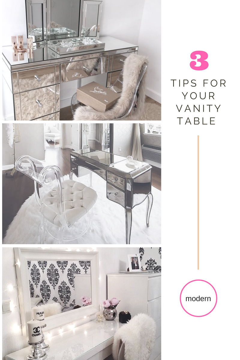 How to choose the vanity table - The fashion Diamonds