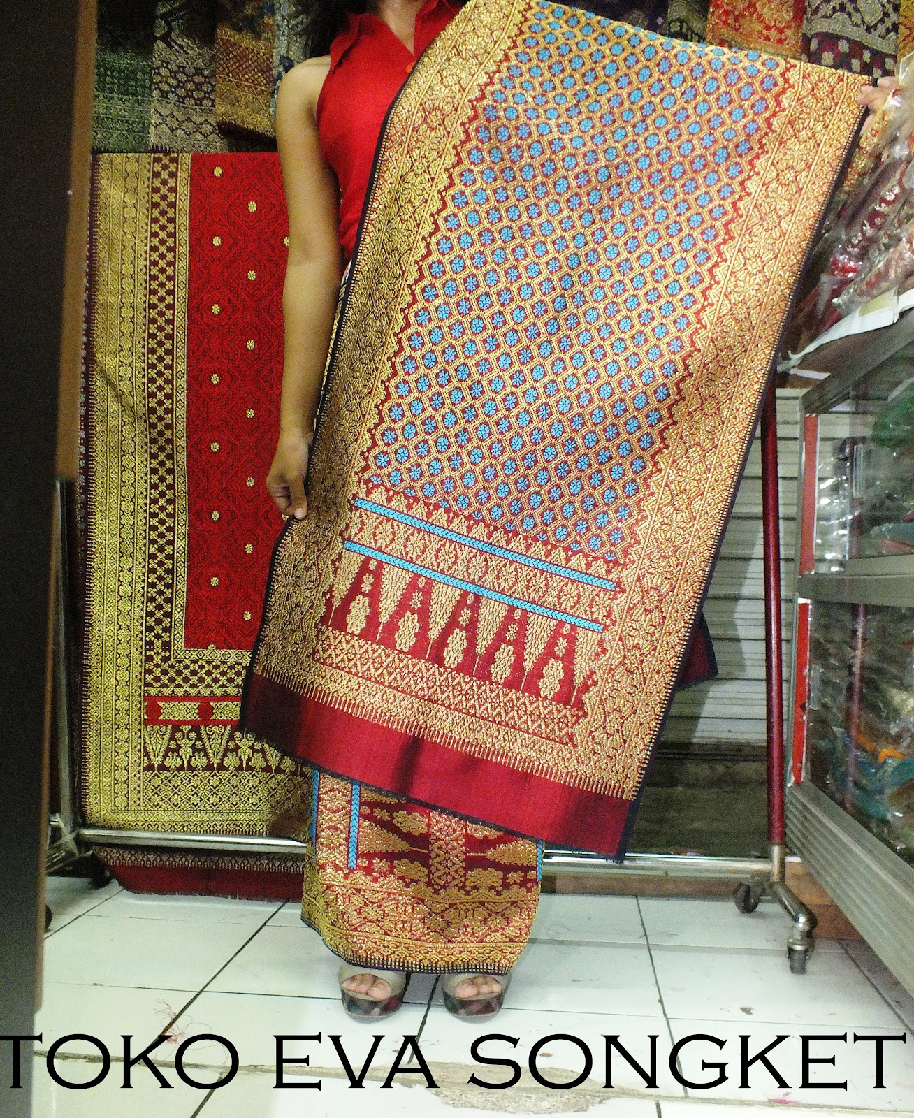 Jual Songket Palembang, Ulos Batak & kain tenun Indonesia