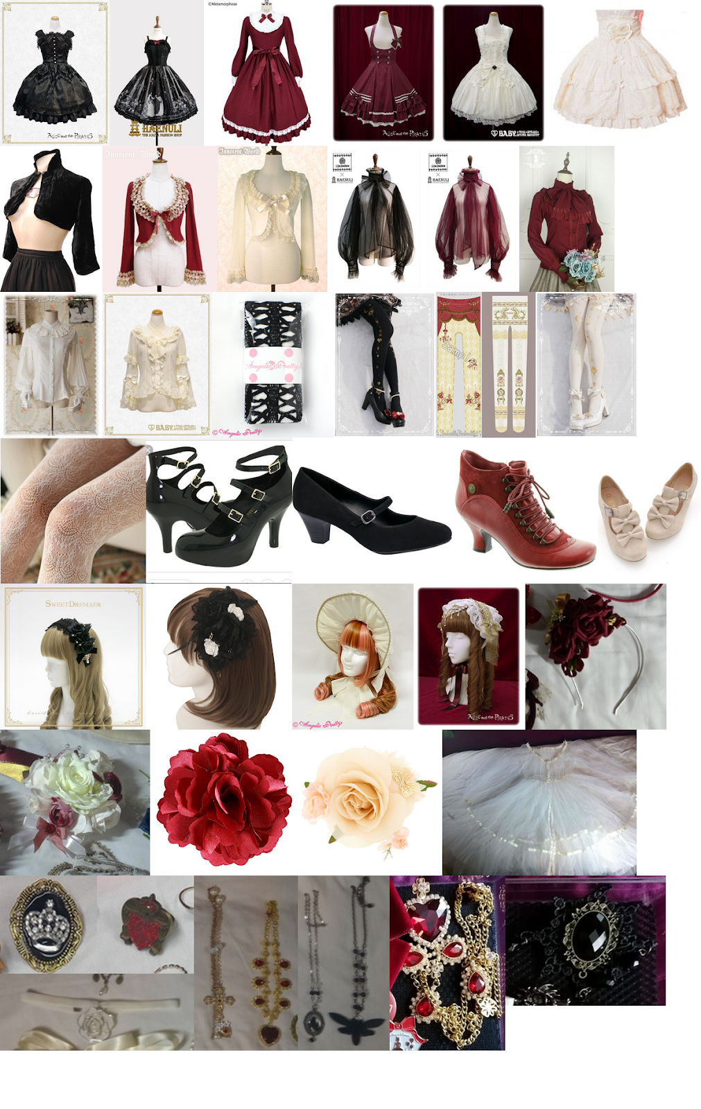 Gothic Capsule out of My Own Wardrobe - Cupcake Kamisama's Lolita World