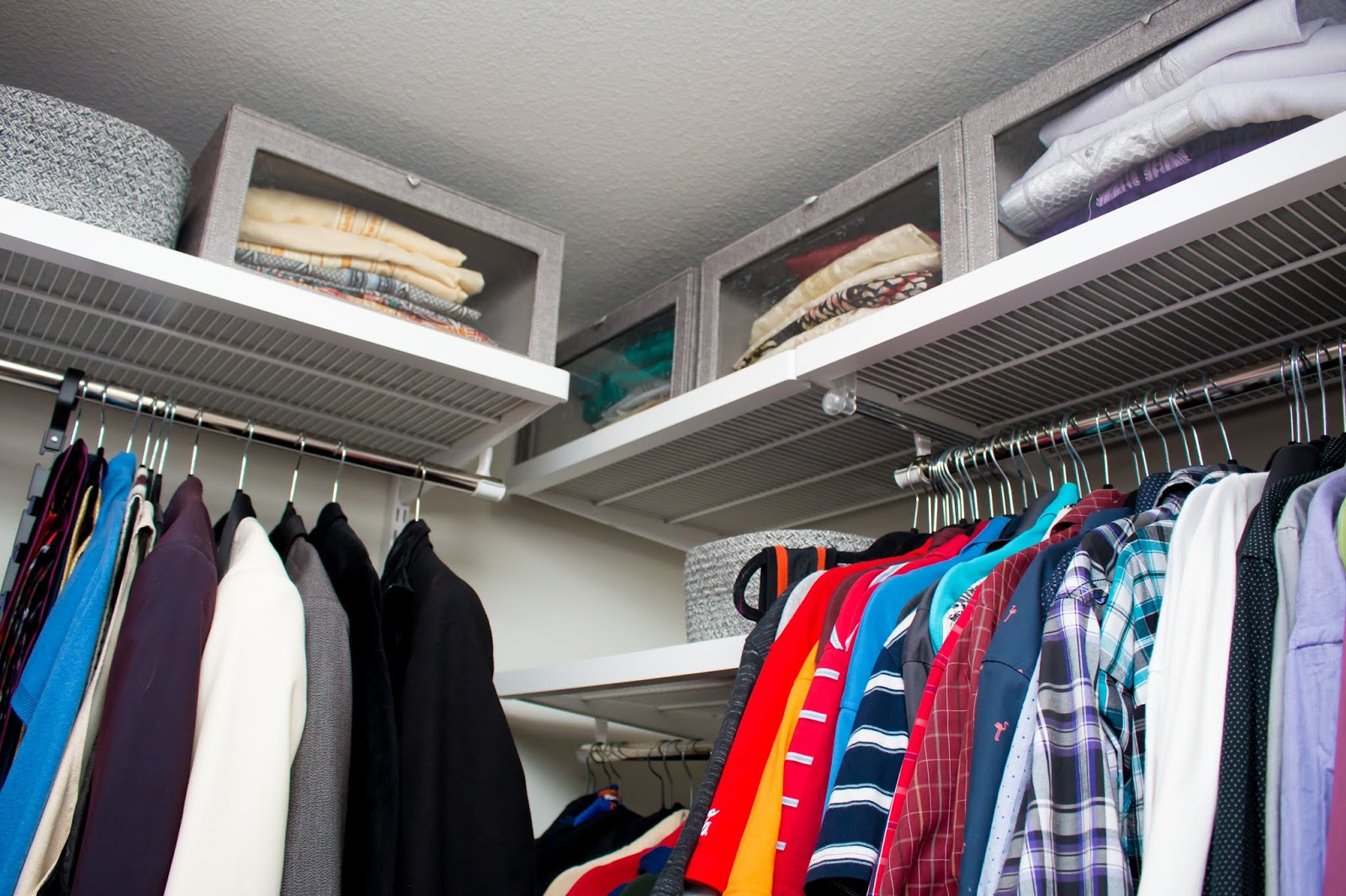 HIS and HERS: Wheelchair Accessible Master Closet Solution: Elfa ...