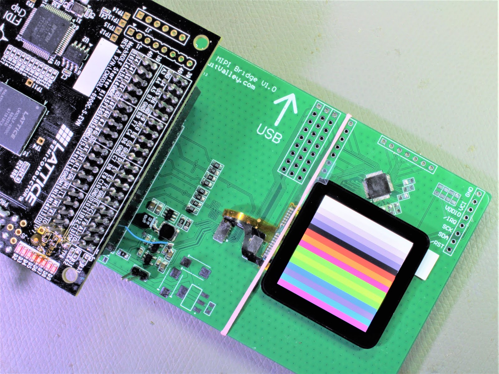 Embedded Engineering : Open Source SPI MIPI Bridge with FPGA: Driving ...