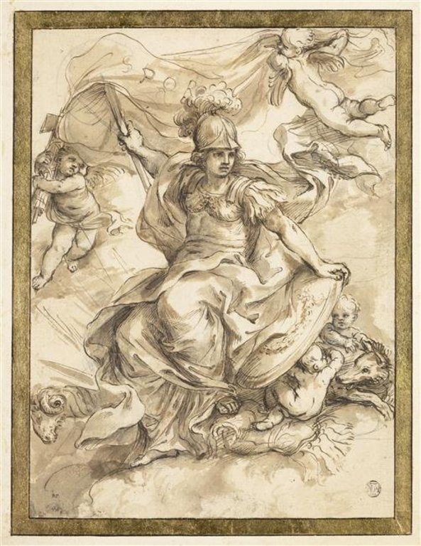 Spencer Alley: Drawings - Emblematic, Allegorical, Mythological, Heraldic
