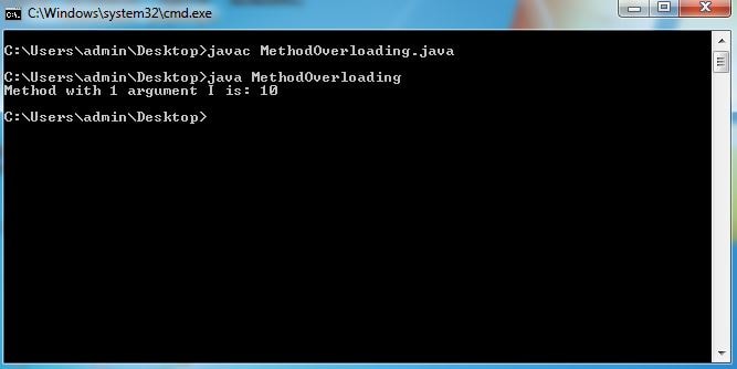 Method overloading. | JavaForm