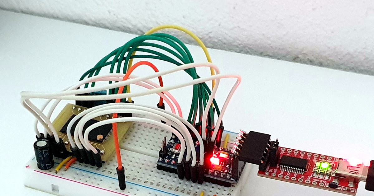 Dump data from NAND flash with Arduino · One Transistor