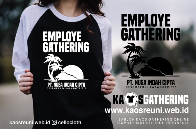 Contoh Kaos Gathering Perusahaan - Kaos Family Gathering - Kaos Employe ...