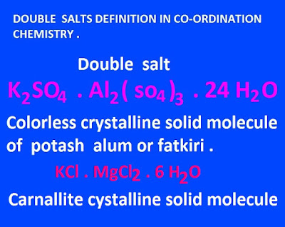 Double salts-definition-examples and properties in co-ordination ...