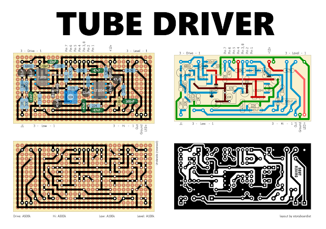 Perf and PCB Effects Layouts: BK Butler Tube Driver