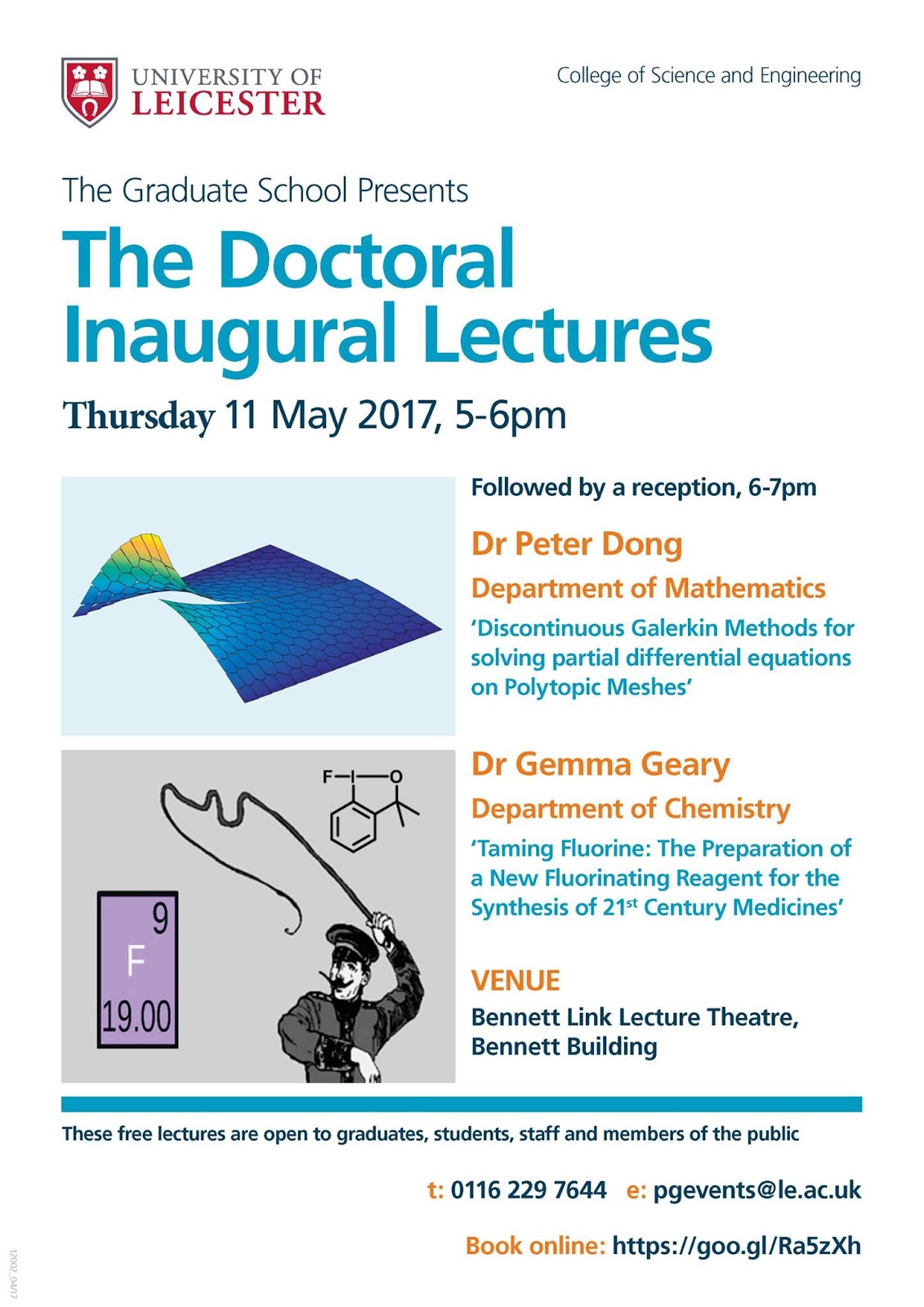 Upcoming Doctoral Inaugural Lectures