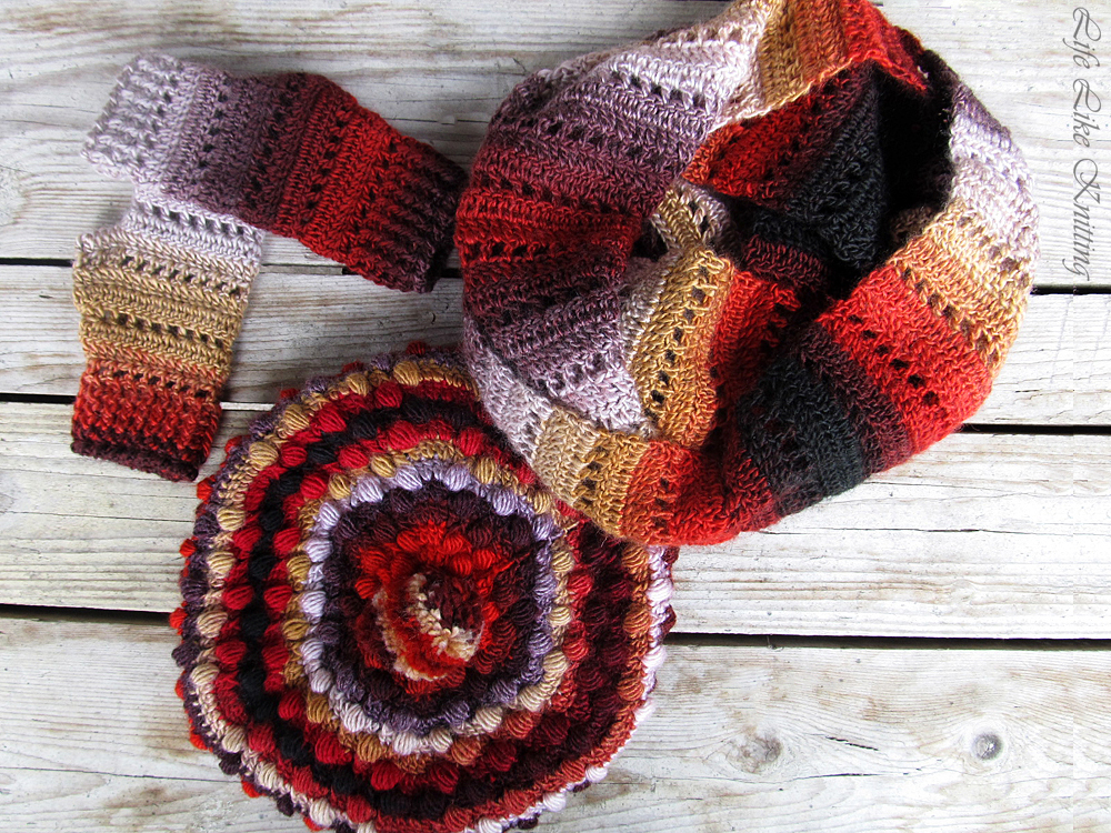 Life Like Knitting Workshop: Снуд Полум'яний / Snood Flaming