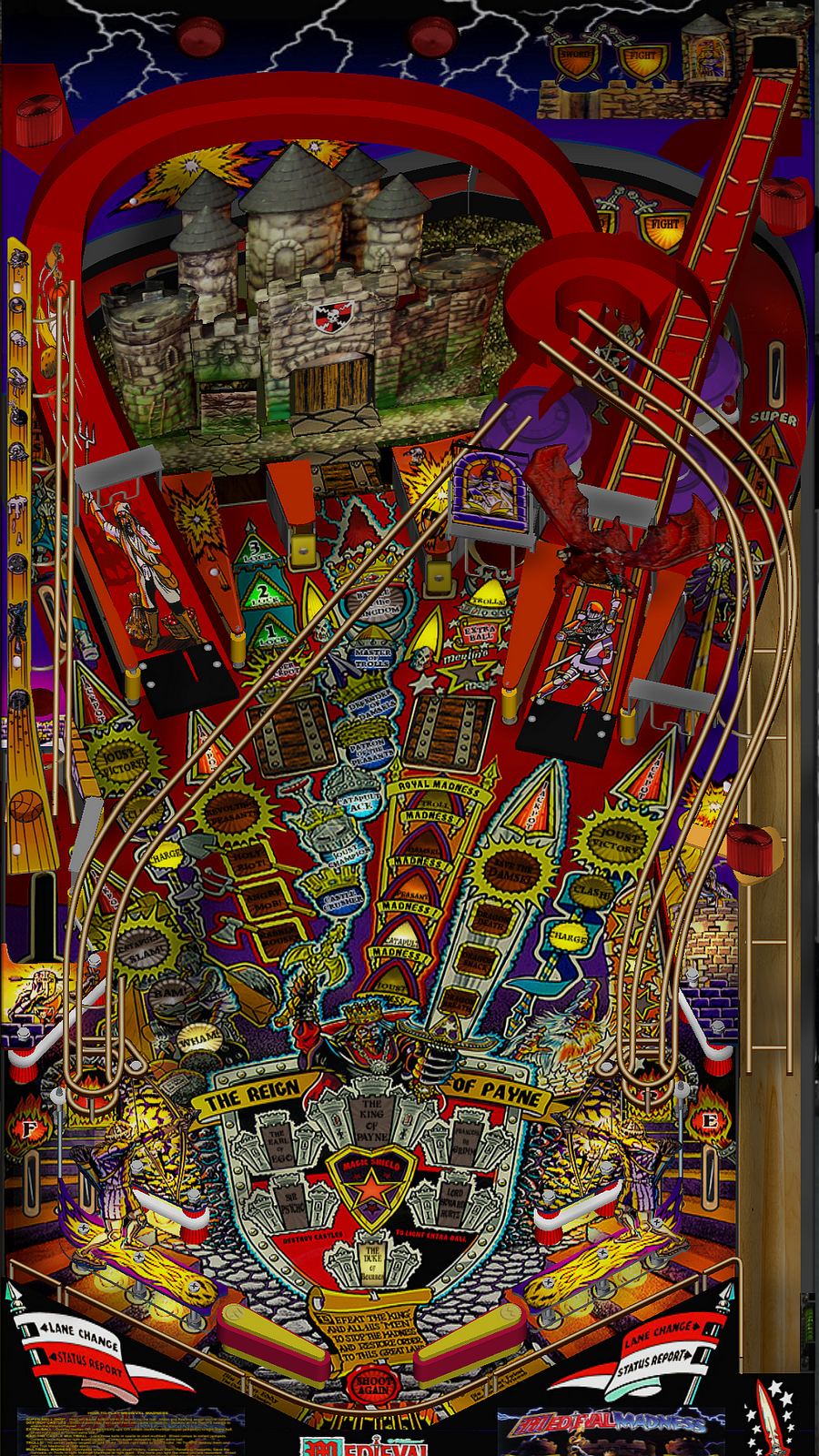 Original Pinball: Nº2 Medieval Madness (Williams 1997)
