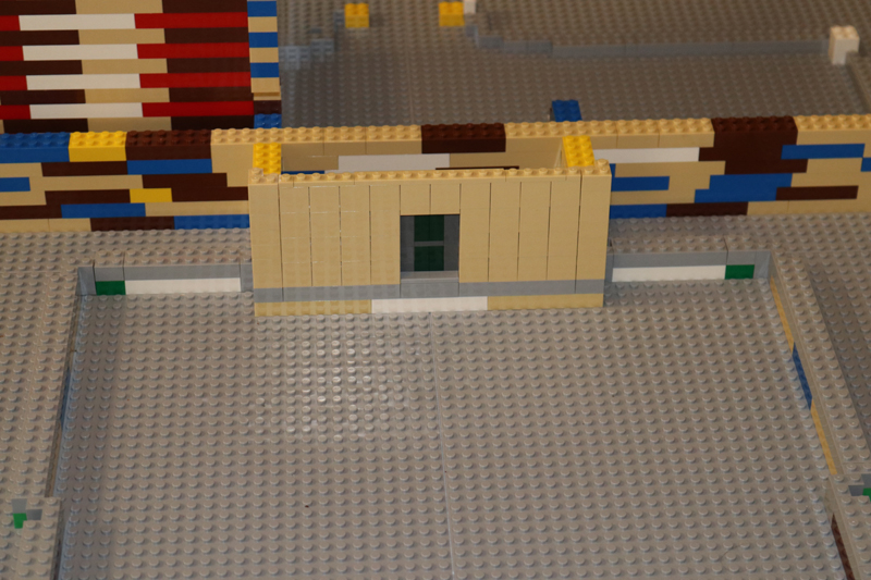 The Los Angeles LEGO Temple: The Front Entrance and Internal Structure