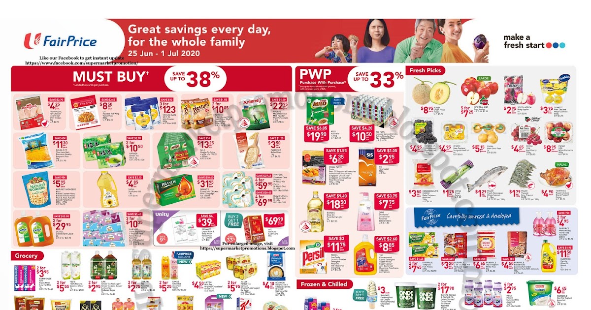 NTUC FairPrice Weekly Promotion Ad 25 June - 01 July 2020 ~ Supermarket ...
