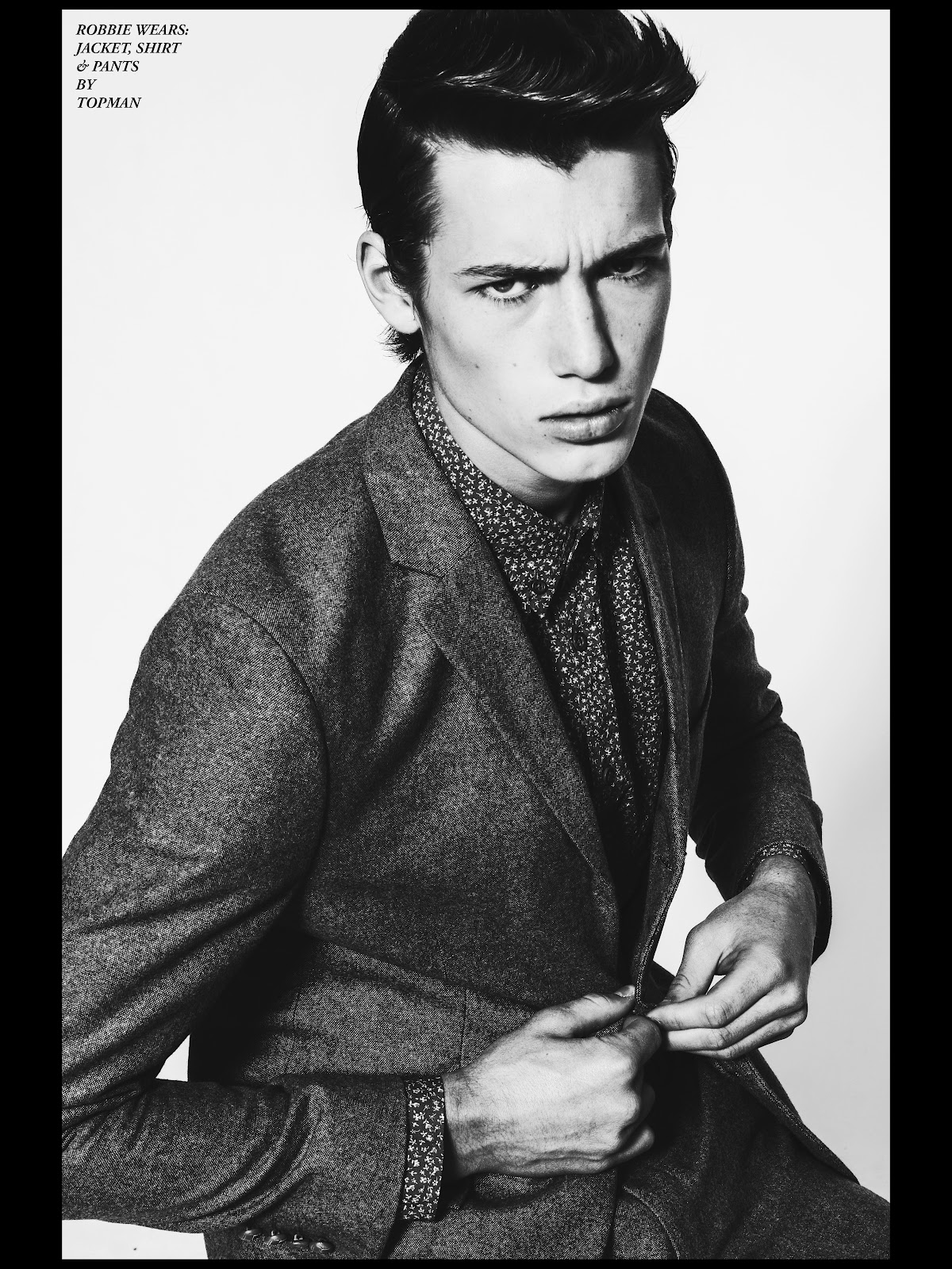 ELITE MODEL MANAGEMENT TORONTO : Robbie Shot by Marko Mijailovic