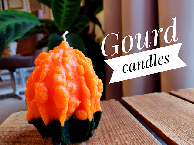DIY Gourd Candles