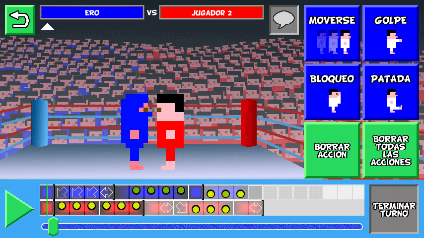 Turn 2 Fight, a turn-based fighting game.