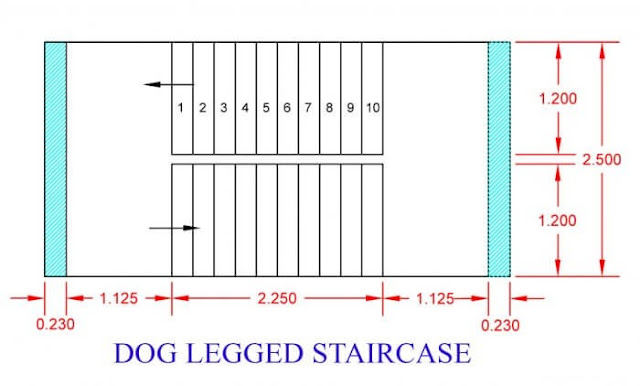Web Windows - Civil Solution: Dog legged stair case Design In Excel Sheet
