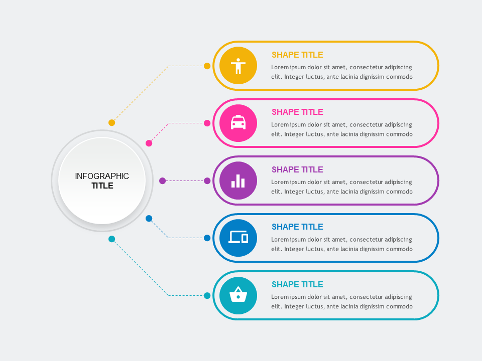 Main Concept Sub Items PowerPoint Templates - PowerPoint Free