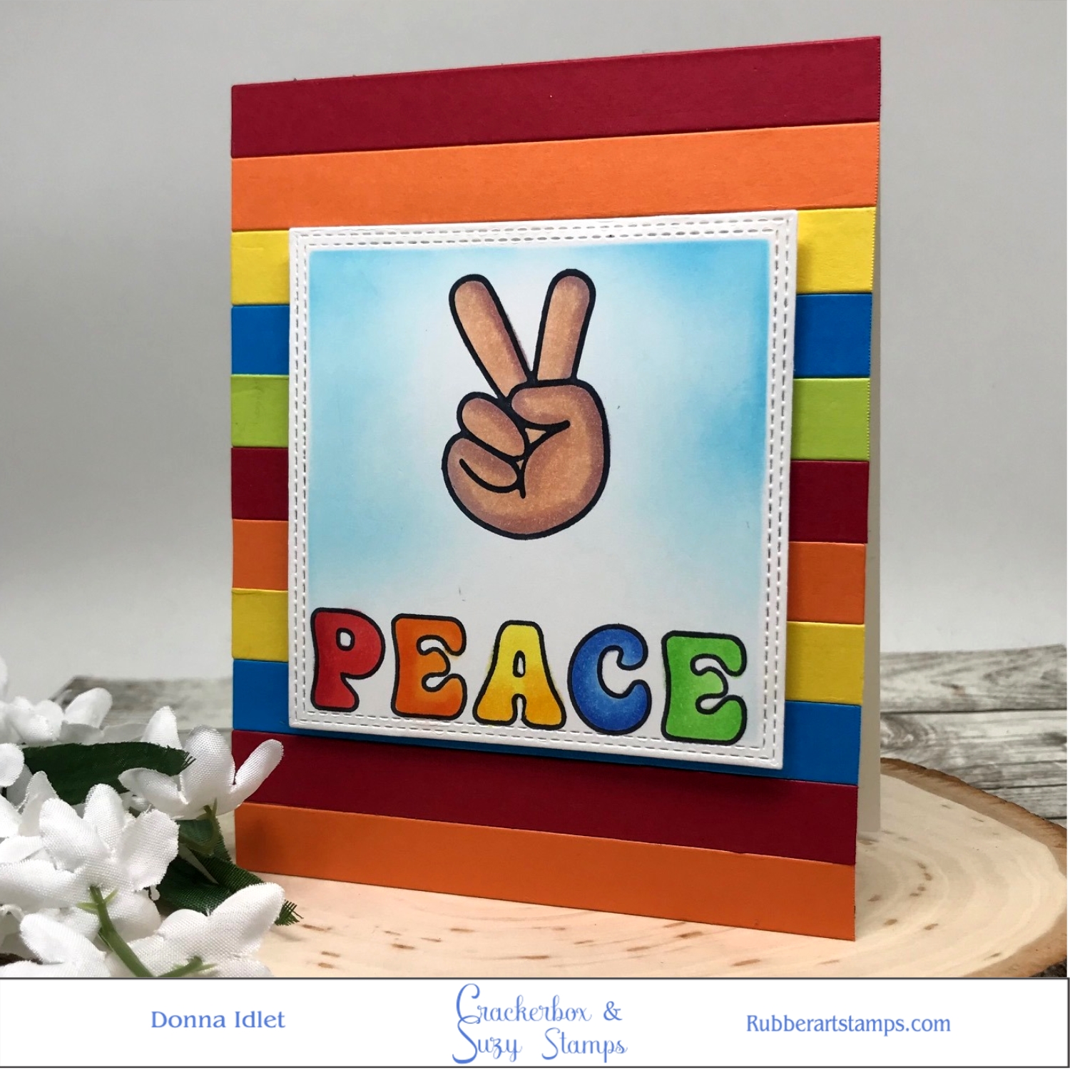 Crackerbox & Suzy Stamps - Peace | Creative Lady