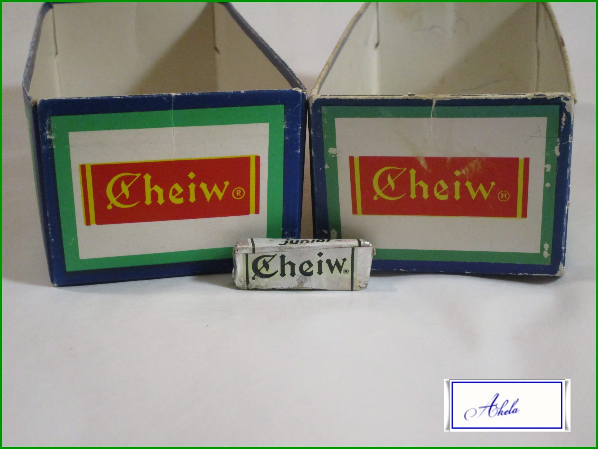 EL KIOSKO DE AKELA: CAJAS EXPOSITORAS DEL CHICLE CHEIW DE LA CASA DAMEL ...