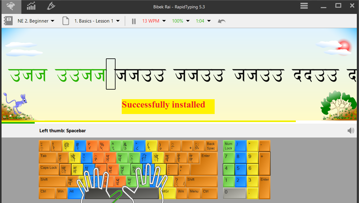 How to install RapidTyping tutor for Nepali typing practice - Typeshala ...