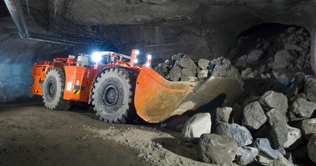 LHD (load, haul, dump machine)