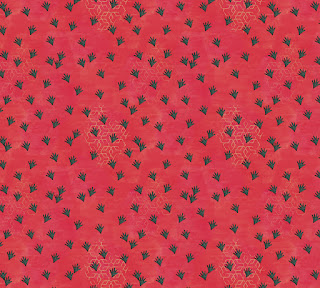 Something caught my eye: Moroccan red mountains pattern