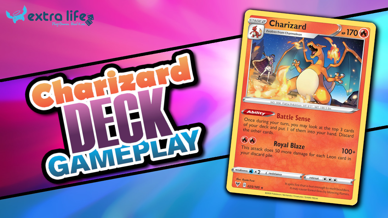 VIVID VOLTAGE Charizard Theme Deck Review & Gameplay - Pokémon TCG Online