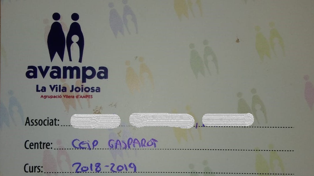 AMPA CEIP Gasparot: CARNET DEL AMPA 2018/19 Y TODO LO QUE OFRECE
