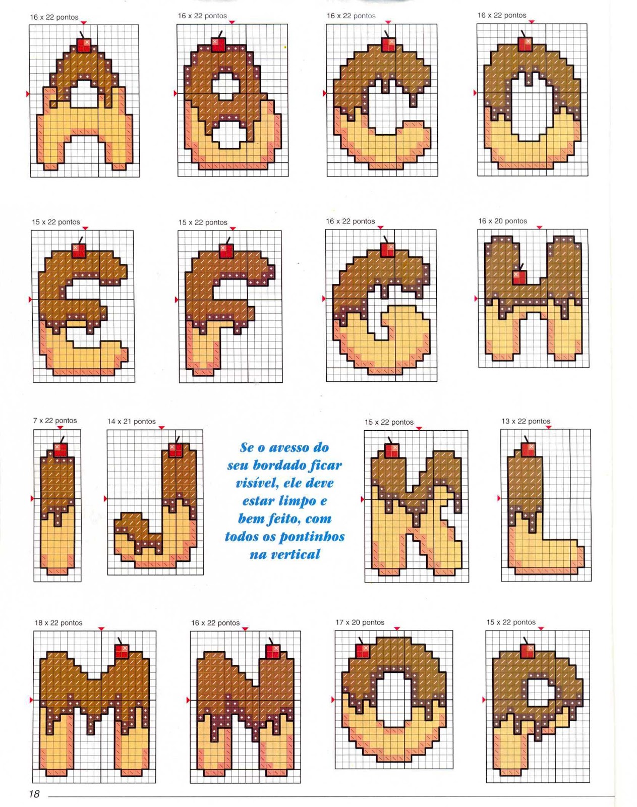 Labores de Sheila: Abecedario Pasteles