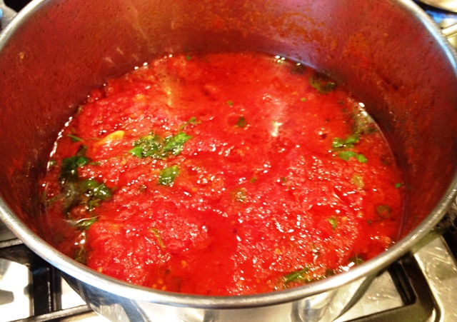 mangiaconrosa: Spaghetti al filetto di pomodoro