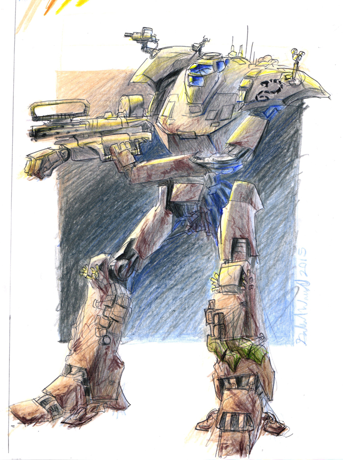 Warpickle: Infantry Mech, Finished