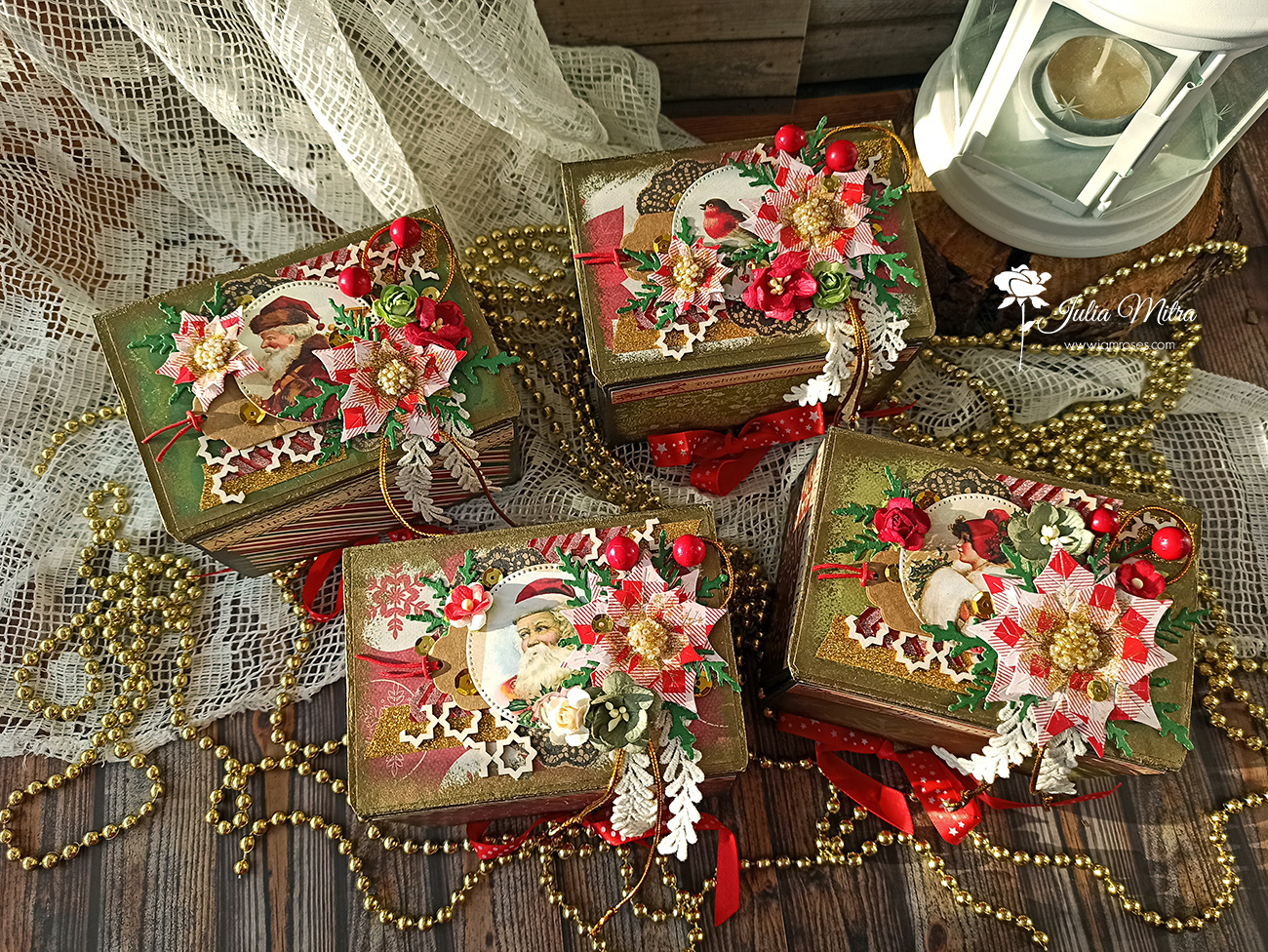 I Am Roses Challenge Blog: Gift boxes "Christmas chests" from Guest ...
