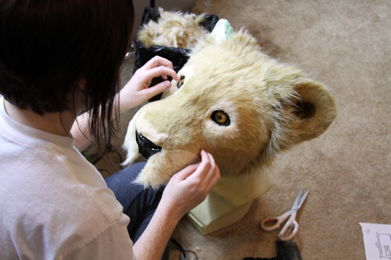 Dragonsquared Studio: Faux-Taxidermy Lion